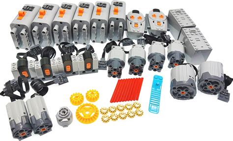 47pcs Motor Power Function Kit Set For Lego Technic 8x Battery Box 2x Xl Motor 4x L Motor