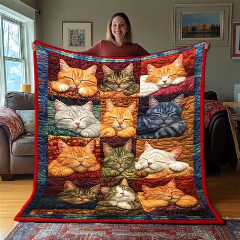 Cozy Catnap Quilted Blanket Gftotp5675 Quiltara