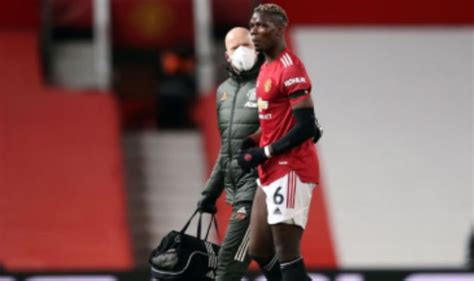 Paul Pogba Injury Man Utd Star Limps Off During Everton Premier League