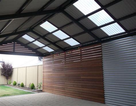 Multispan Gable Verandah With Timber Infills And Corrugated Cladding