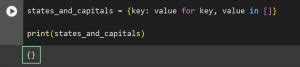 Create An Empty Dictionary In Python