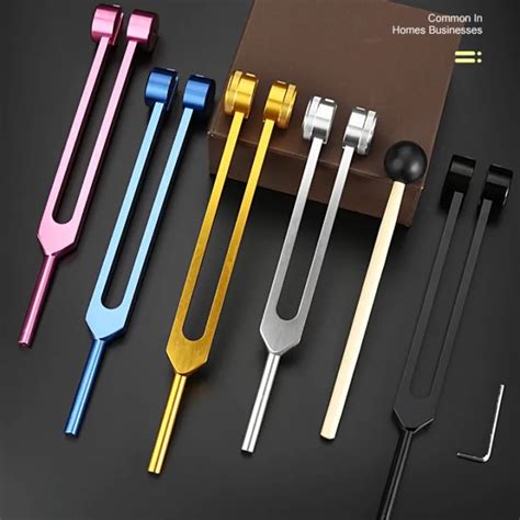 Tuning Fork Set Hz Medical Tuning Fork Hearing Test Aluminum Alloy Tuning Energy Fork With