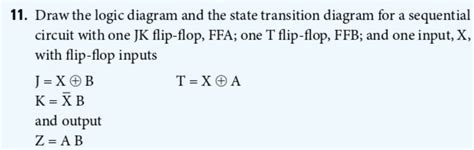[solved] Draw The Logic Diagram And The State Tran Solutioninn