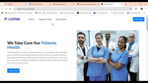 Ghulam Haider On Linkedin Nextjs React Webdevelopment Dynamicrouting Healthcareapp