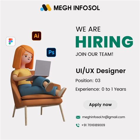 Megh Infosol On Linkedin Hiring Uiuxdesigners Immediatejoiners