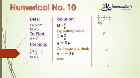 Unit No 12 Exercise Numericals 7 12 Second Half Solution Without