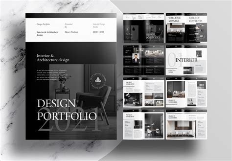 Architecture Portfolio Layout Indesign