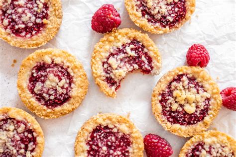 Raspberry Crumble Cookies The Classy Baker