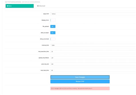 Error Message 0 Errno 2 No Such File Or Directory Etcoptremiphp81i General