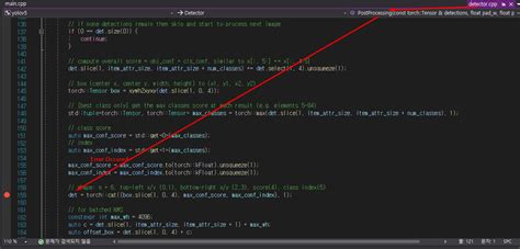 when `postprocessing ` error occurred · issue 49 · yasenh libtorch