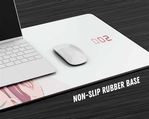 Zero Two Mouse Pad Gaming Mouse Pad Anime Town Creations