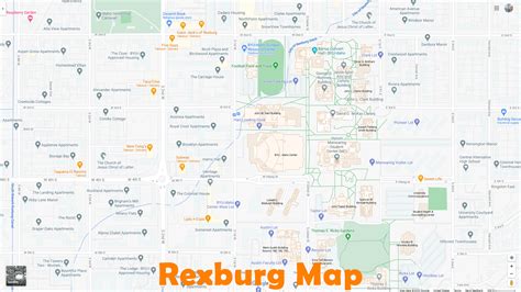 Rexburg Idaho Map