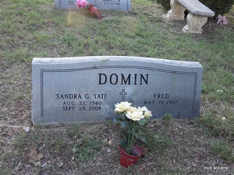 Sandra Gail Tate Domin 1940 2008 Find A Grave Memorial