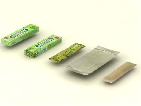 더블 민트 껌 최대 3d 모델 5 Max Free3d