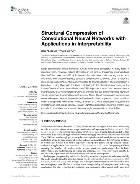 Pdf Structural Compression Of Convolutional Neural Networks With