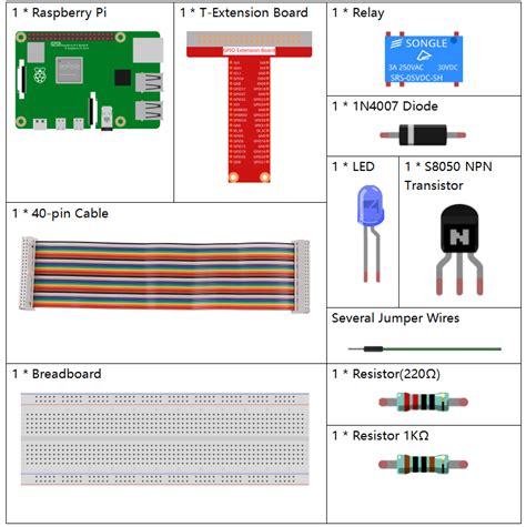 133 Relay — Sunfounder Davinci Kit For Raspberry Pi Documentation