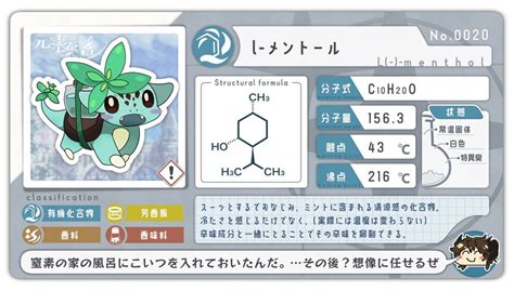 「元素楽章」登場分子を動かそう