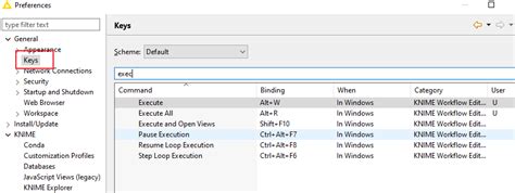 Can We Customize Shortcut Keys In Modern Ui Knime Analytics Platform