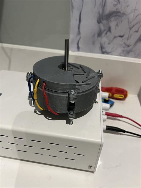 3d Printed Duo Stator 3 Phase Motor 5 Steps With Pictures Instructables