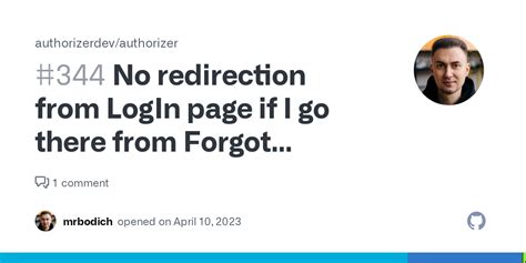 No Redirection From LogIn Page If I Go There From Forgot Password Email