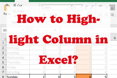 How To Highlight A Column In Excel Window Guide