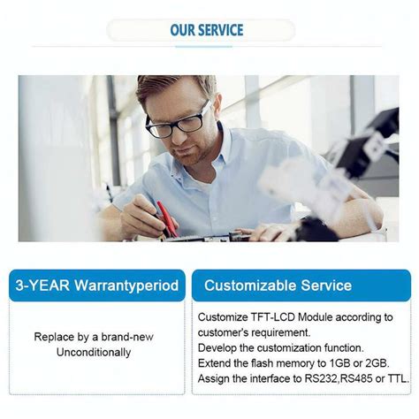 돌 Lcd 디스플레이 인간 기계 인터페이스 Tft Lcd 터치 패널 3 년 보증 광전 디스플레이