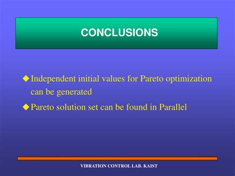Ppt Multiobjective Optimization Of Structure Using Modified Constraint Approach Powerpoint