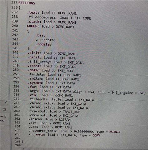AM5718 How To Run DSP Code From OCMC RAM1 Processors Forum Processors TI E2E Support Forums