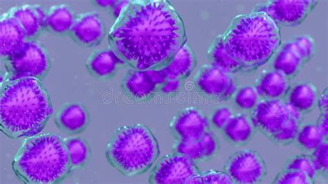 Microscopic Visualization Of Vibrant Microscopic Cells Highlighting Their Intricate Structure