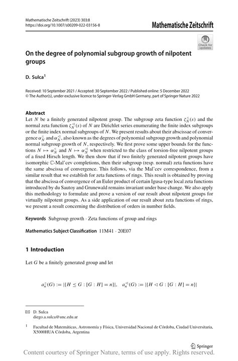 On The Degree Of Polynomial Subgroup Growth Of Nilpotent Groups