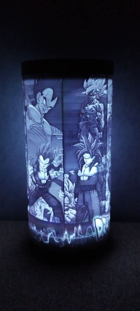 Stl File Dragon Ball Z Lithophanie Night Light・3d Printer Model To Download・cults