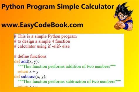 Python Simple Calculator Program En 2024