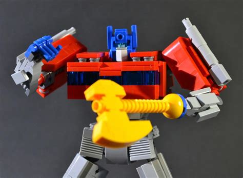 Lego Moc Optimus Prime Transformers One By Blazemocs Rebrickable
