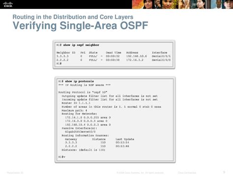 Ppt Chapter 5 Adjust And Troubleshoot Single Area Ospf Powerpoint Presentation Id 6678206