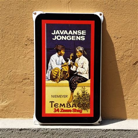 Niemeyer Javaanse Jongens Tabak Emaille Vintage 60s Catawiki