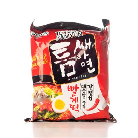 Paldo Teumsae Ramyun Extra Spicy 150gr Asiaon Mart
