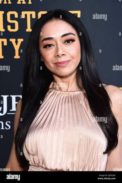 Los Angeles Ca June 23 2022 Aimee Garcia Walking On The Red Carpet