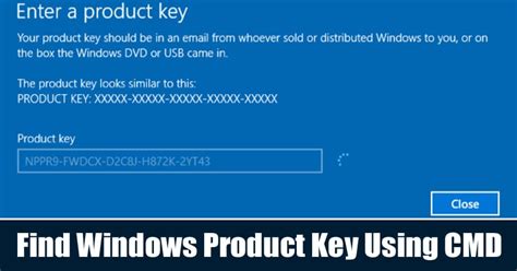How To Find Windows 1011 Product Key Using Command Prompt