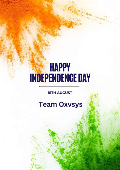 Oxvsys On Linkedin Independenceday2023 Oxvsys Automation