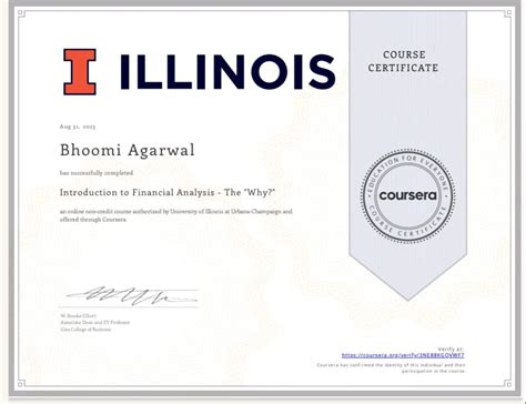 Bhoomi Agarwal On Linkedin Finally Completed My Online Course Of Introduction To Financial