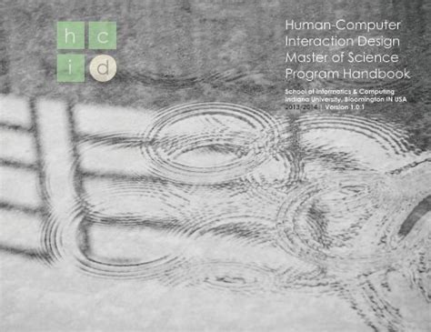 Human Computer Interaction Design Master Of Science Program