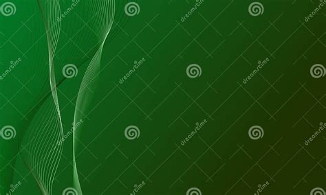 Green Soft Lines Wave Curves Smooth Gradient Abstract Background Stock Vector Illustration Of