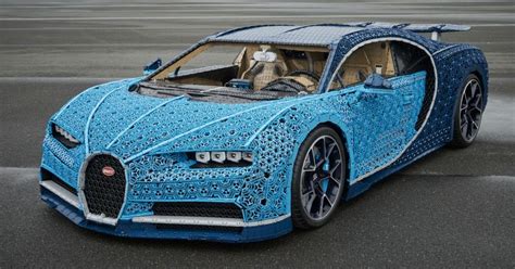 Lego Built An Epic Life Sized Bugatti Chiron That Drives Lego Technic Bugatti Chiron