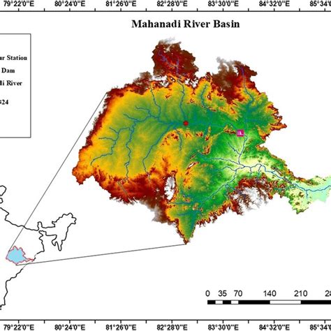 Index Map Of Mahanadi River Basin Download Scientific Diagram