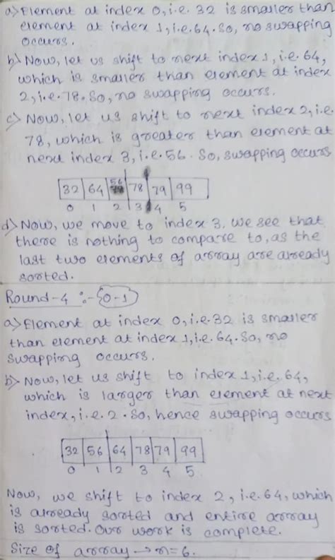 Arhann Bhattacharyya On Linkedin Lesson 19 Learnt About Bubble Sort Today