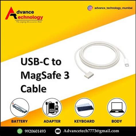 Usb C To Magsafe Cable At Piece Laptop Adapter In Mumbai Id