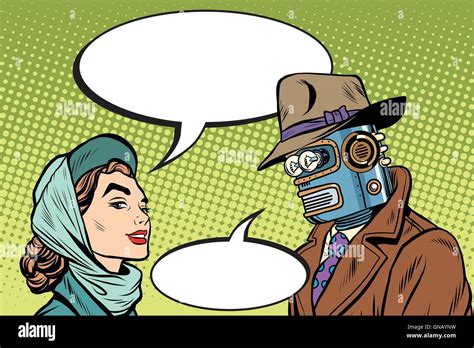 Robots Man Stock Vector Images Alamy