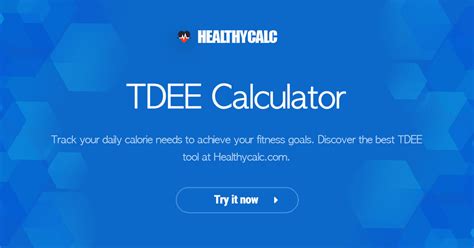 Free Online Total Daily Energy Expenditure Tdee Calculator