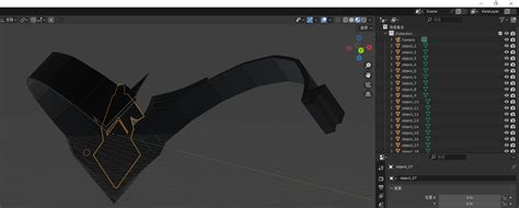 【教程】将rhino（犀牛）中的大量独立物件导出成obj到blender中处理 哔哩哔哩