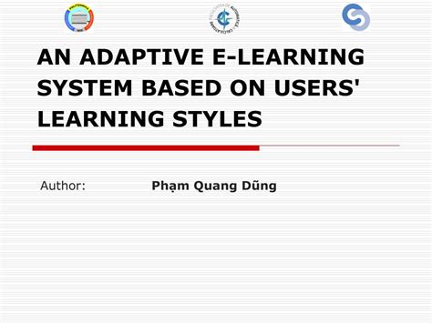 Ppt An Adaptive E Learning System Based On Users Learning Styles